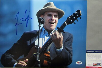 James Taylor Autographed Signed LIVE 11x14 Photo SWEET BABY JAMES PSA ...