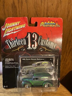 Johnny Lightning Street Freaks Thirteen 13 Customs '40 Ford Panel ...