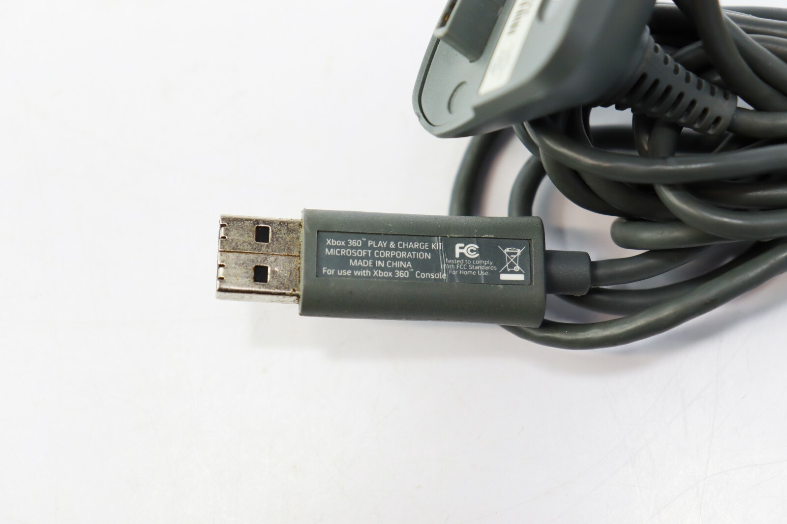 Microsoft XBOX 360 Plug and Charge Kit USB Cable USED | eBay