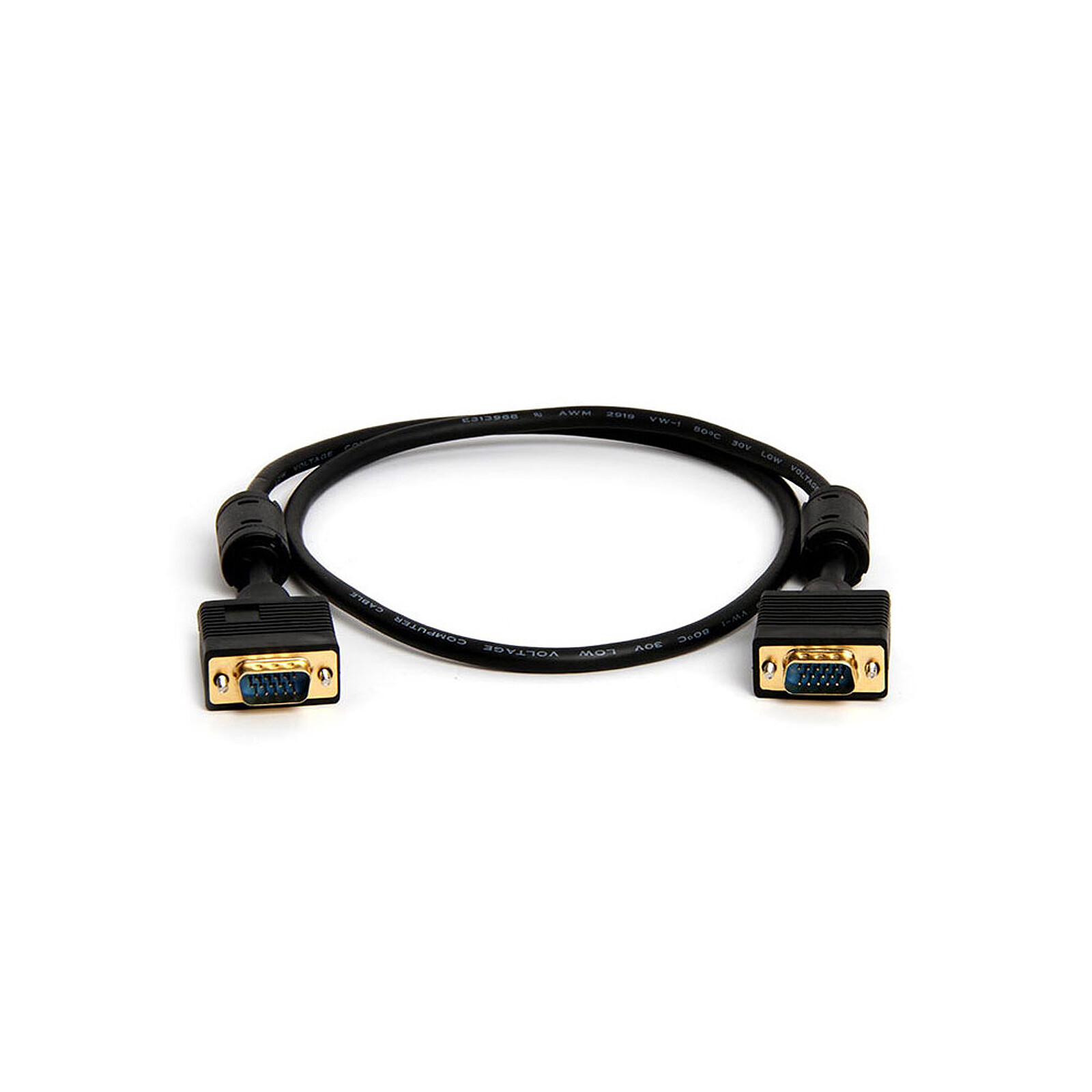 Super SVGA/VGA Monitor Male to Male Extension Cable, 6ft - (Blue ...