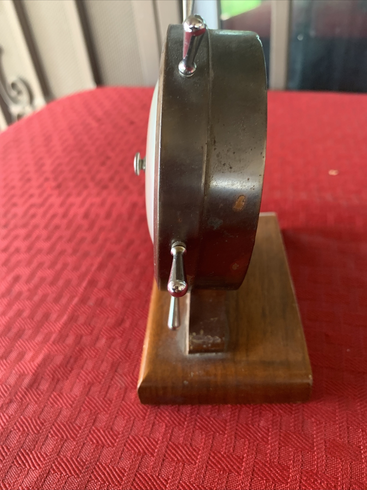 Vintage Airguide Barometer Desk Nautical Weather Pressure Rain Ship ...