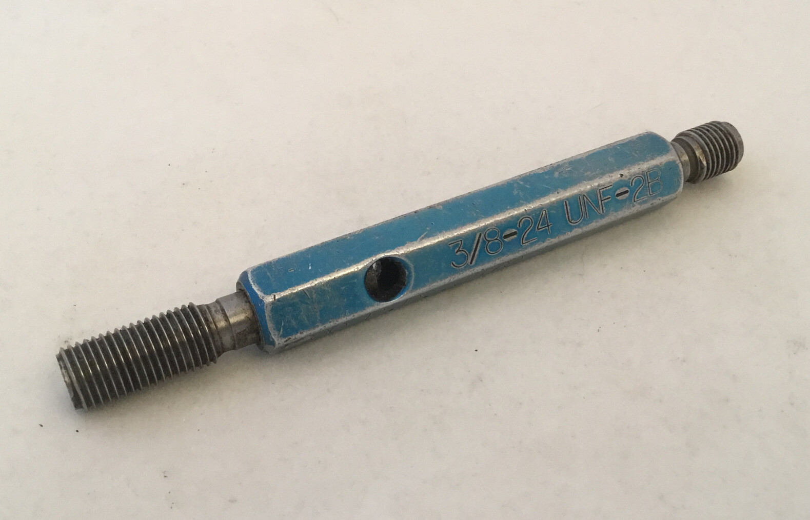 Master Gage Go No Go Thread Plug Gage Set 3/8-24 UNF-2B PD .3479-.3528 ...