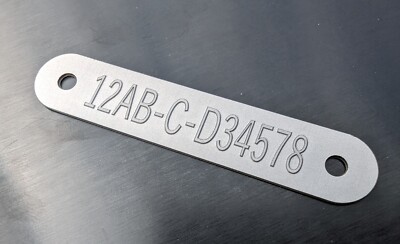 ENGINE NUMBER PLATE - LMG1053 - TO FIT CLASSIC A SERIES MINI - EMBOSSED ...