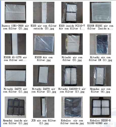 4350249 4S00640 CABIN AIR FILTER,INSIDE FITS FOR HITACHI ZAX200 EX200-5 ...
