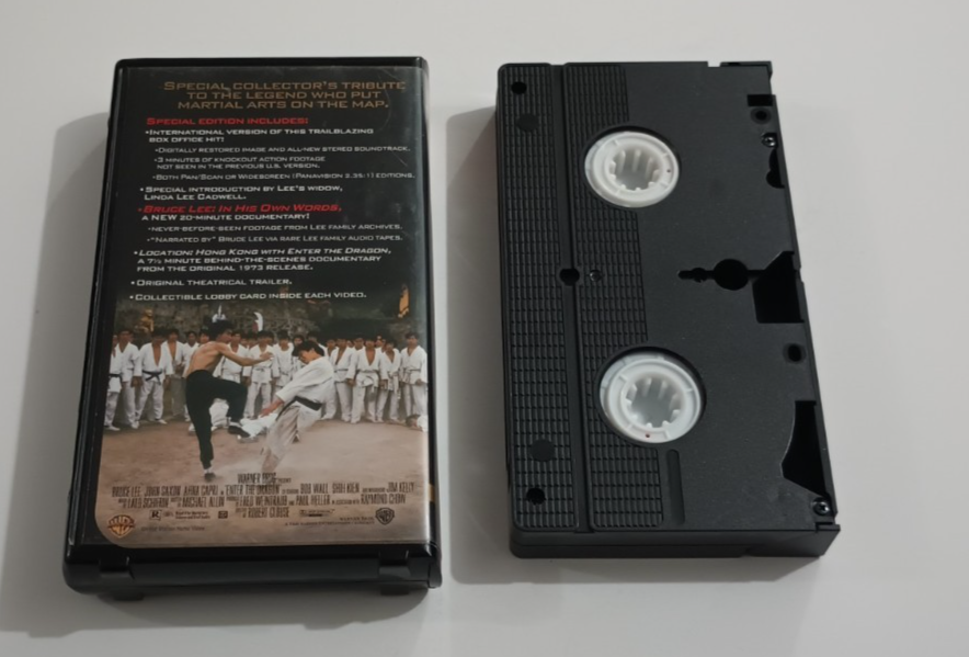 Bruce Lee Enter the Dragon 25th Anniversary [VHS 1998] Screening Copy ...