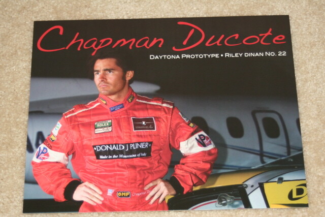 2009 Chapman Ducote BMW Daytona Prototype DP Grand Am postcard | eBay