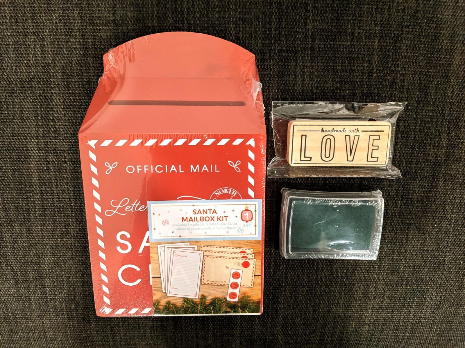 NEW Target Bullseye Letters to Santa Mailbox & 1 stamp and 1 ink | eBay