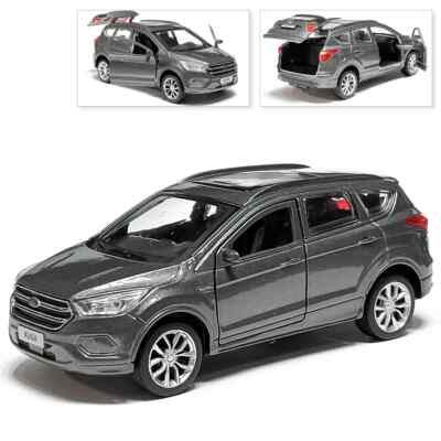 Ford Kuga Metal Model Diecast Car Scale, Collectible Toy Cars, Silver ...