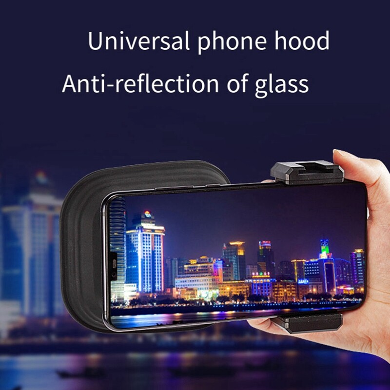 Cell Phone Hood -Glass Window Reflector Lens to Eliminate Reflective ...