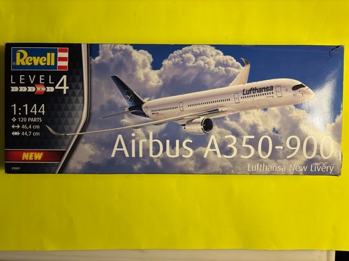 LUFTHANSA AIRLINES AIRBUS A350-900 AIRLINER MODEL KIT 1/144 SCALE ...