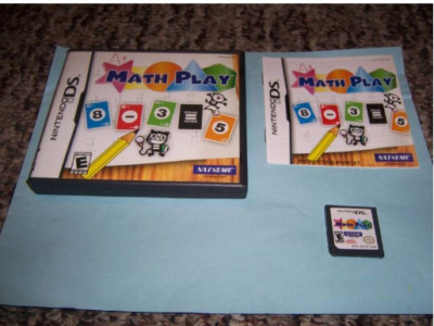 Math Play (Nintendo DS, 2007) complete 719593100089| eBay