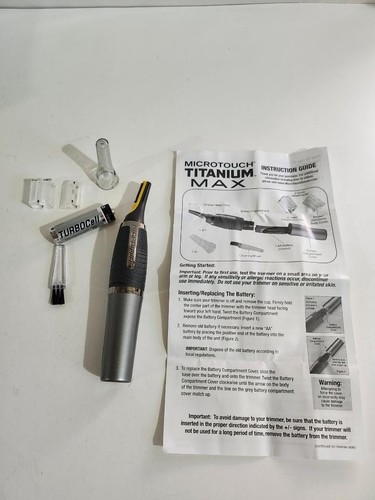 Microtouch - Titanium Max - Hair Trimmer - Nose, Ears, Neck & Body | eBay