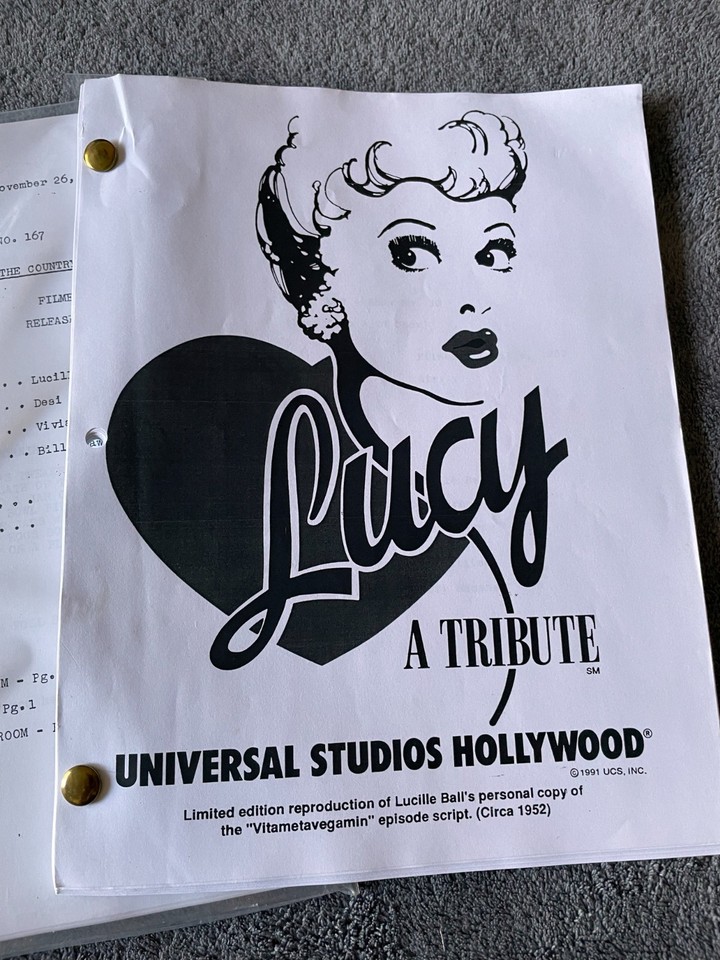 I LOVE LUCY TV SCRIPTS - 2 SCRIPTS IN TOTAL | eBay