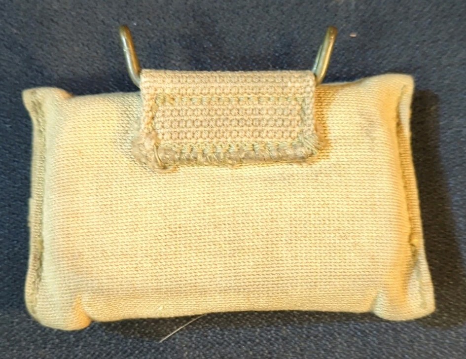 WW1 1918 Dated M1910 First Aid Kit Pouch G 1343 Equip Brass Crossed Gun ...