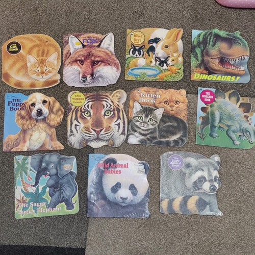 Lot of 11 Golden Shape Book Various Conditions & Themes 1960s+ Animals ...