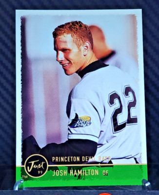 Josh Hamilton 1999 Just Memorabilia ROOKIE #93 - Devil Rays RC | eBay