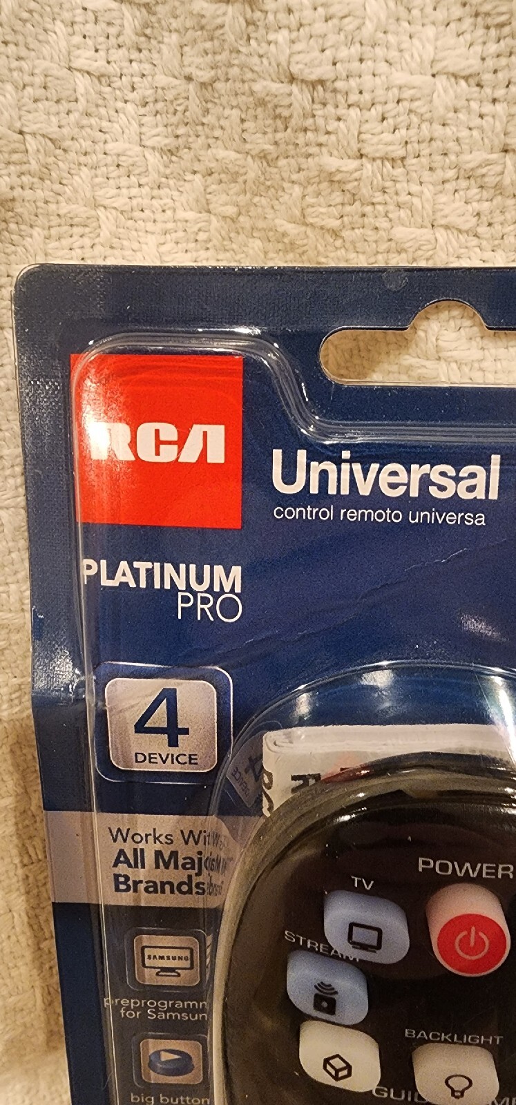 RCA Platinum Pro Universal Remote Model RCR414BHE and Rcr413bhe for ...