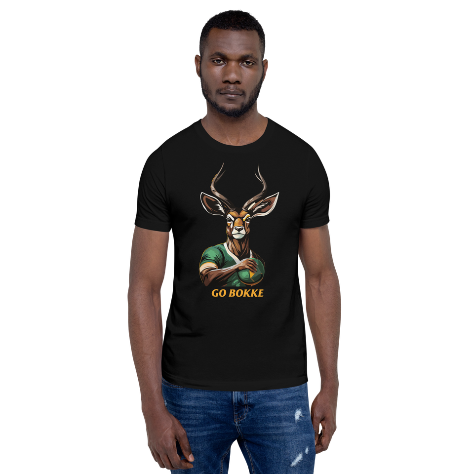 Springbok Supporter Soft and Lightweight Unisex T-shirt South African ...