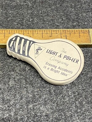 Vintage Reddy Kilowatt Light & Power Light Bulb Shaped Eraser | eBay