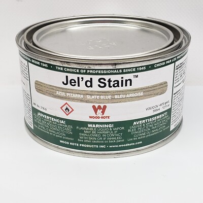 WOOD KOTE Jel'd Stain Wood Stain (Slate Blue) 12 oz | eBay