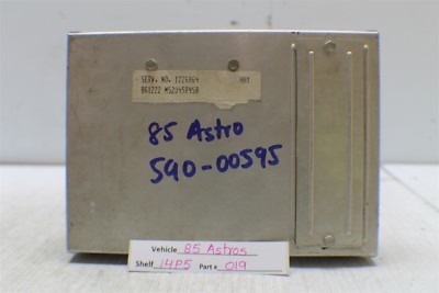 1985-1986 Chevrolet Astro Engine Control Unit ECU 1226864 Module 19 ...