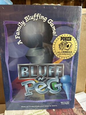 NEW Bluff 'N' Peg Family Bluffing Game Board Card Factory Sealed | eBay