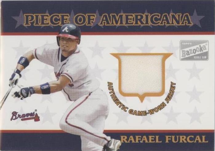 2003 Topps Bazooka - Piece of Americana Rafael Furcal #PA-RF (MEM) for ...