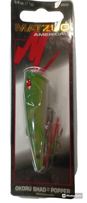 Matzuo America Okoru Shad Top Water Rattling Popper 1/4 Oz | eBay