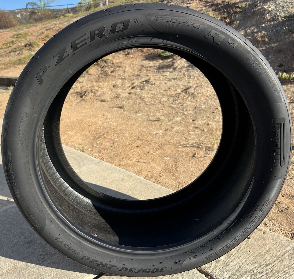 TWO LIKE NEW 305/30ZR20 (103Y) Pirelli P Zero Trofeo R Tires With 90-95 ...