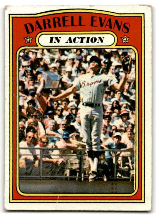 1972 Topps Darrell Evans #172 Atlanta Braves VG-EX | eBay
