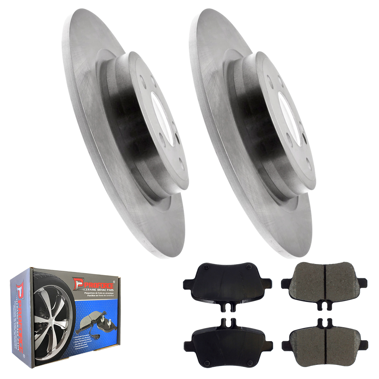 Stirling Rear Brake Rotors Ceramic Pads Kit for Mercedes-Benz B250e ...