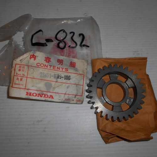 GENUINE HONDA PARTS 3RD GEAR COUNTERSHAFT 29 TEETH CR125R 1981 23451-KA3-000 | eBay