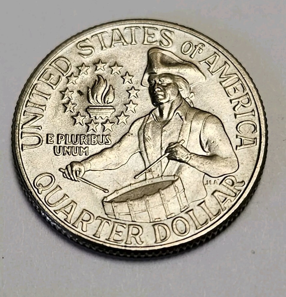 1776-1976 D US Bicentennial Washington Quarter - Rim Error Double Die ...