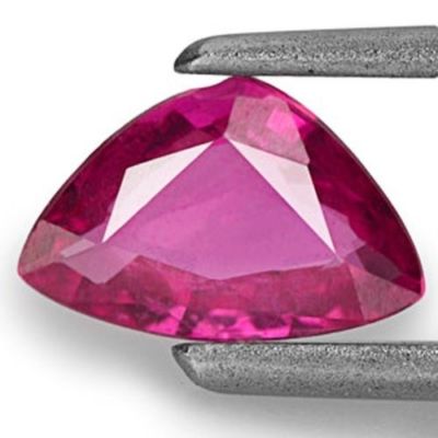 MOZAMBIQUE Ruby 0.58 Cts Natural Untreated Intense Purplish Pink ...