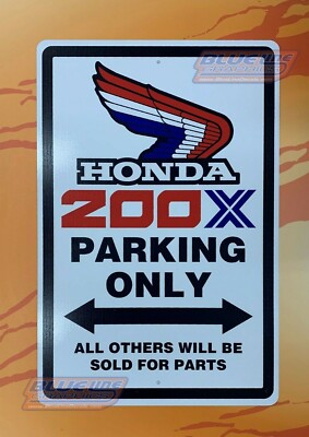 Honda 1986 ATC200X Custom Aluminum Sign 86 1986 Decals 200X ATC | eBay