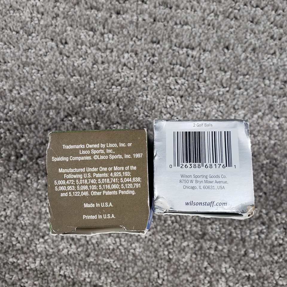 Golf Balls Wilson Staff Fifty / Spalding Icon For Men Matrix 2 Packs of ...