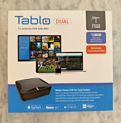 Tablo Dual OTA DVR Watch Live TV Recording Pausing 128gb Internal Hard ...