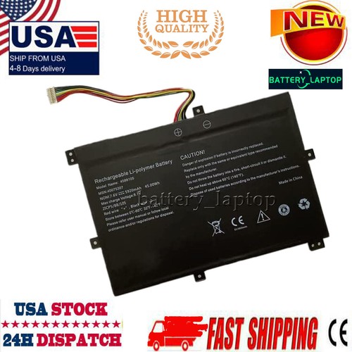 Battery 40069191 40075307 4588105 For MEDION Akoya S4403 S4401 2ICP5/88 ...
