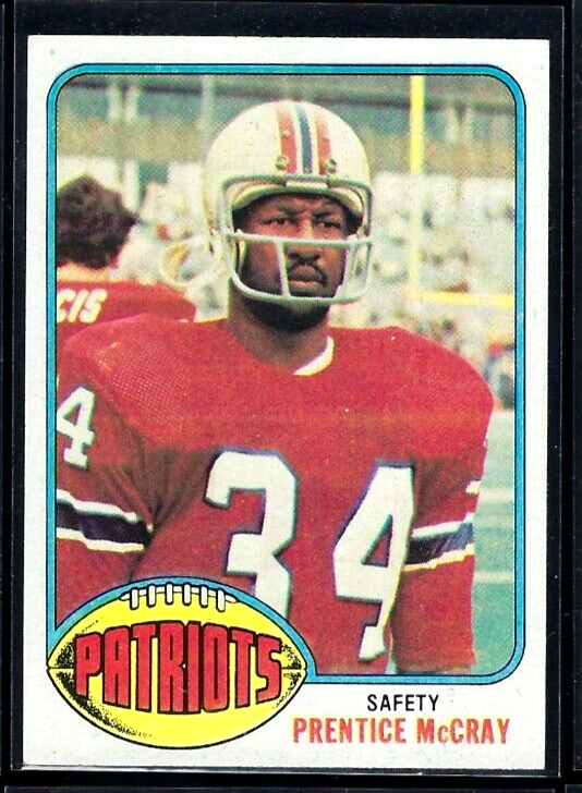 1976 Topps Football #518 - Prentice McCray - New England Patriots | eBay