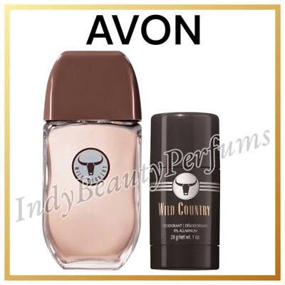 wild country Avon cologne spray For Man + Desodorant Stick ( Set ) By ...