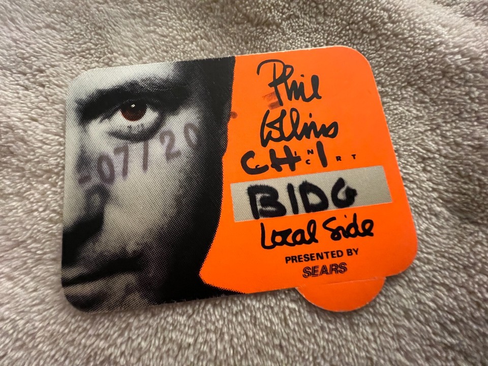 PHIL COLLINS - BOTH SIDES - SIGNED CD w/ BACKSTAGE PASS kw genesis lp ...