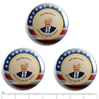 3" Donald Trump Campaign Button Set of 3 (DT-3IN-017) | eBay