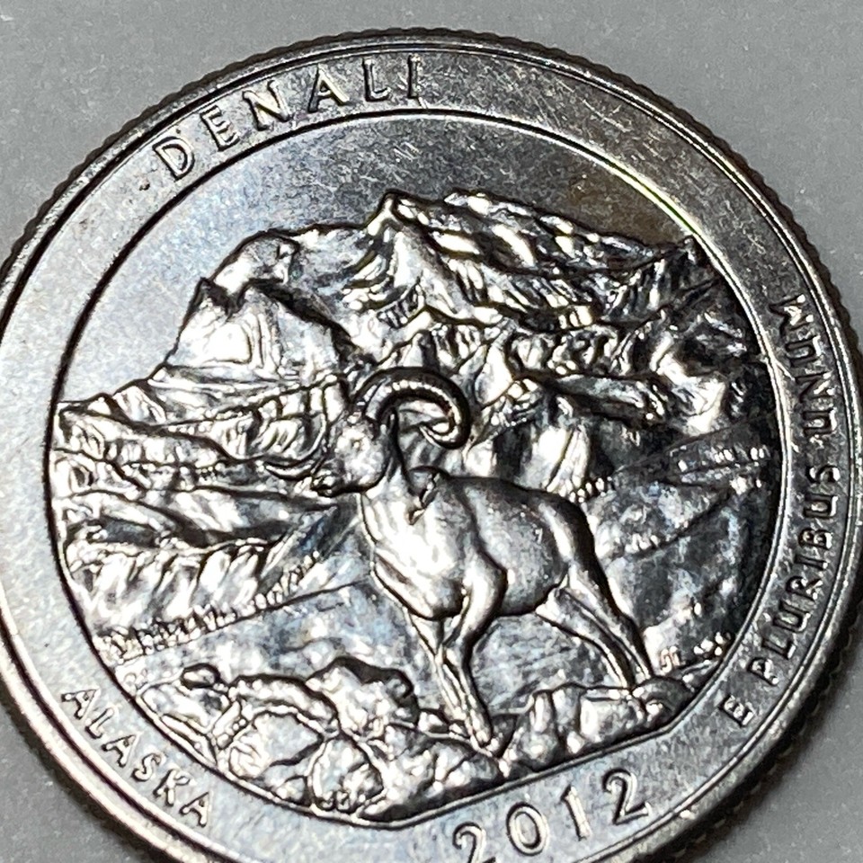 2012 D Denali National Park Alaska Quarter Revers Error America The ...
