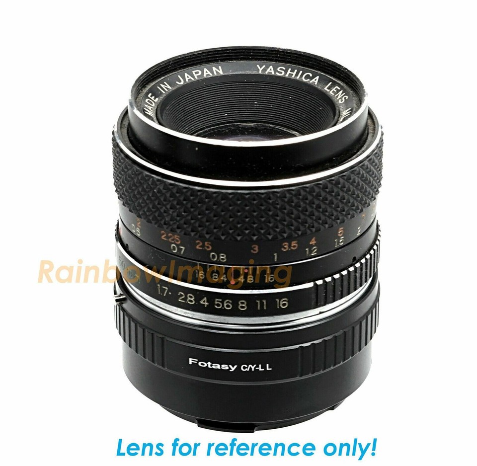 Contax Yashica CY Lens to Leica L T Mount Leica TL2 TL CL SL SL2 SL2-S ...