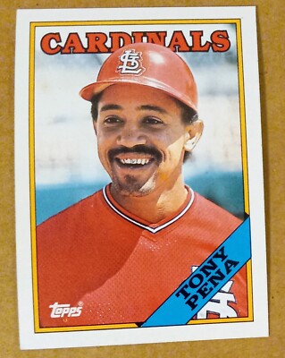 1988 Topps TONY PENA Baseball Card #410. St.louis Cardinals . | eBay