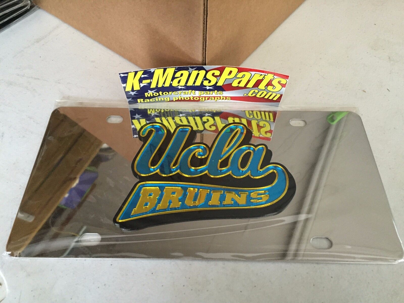 University of California Los Angeles UCLA Bruins steel vanity license ...