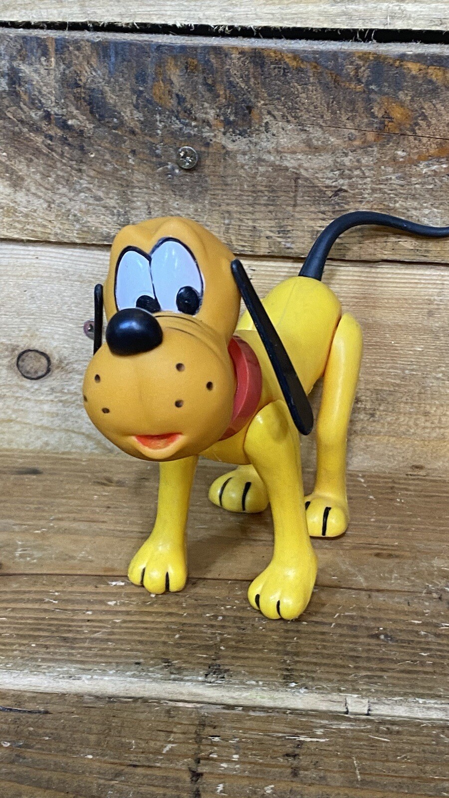 Vtg PLUTO Jointed Figurine Dakin & Company Walt Disney Figure Hong Kong ...