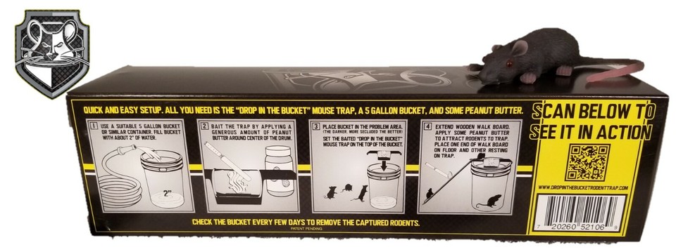 Drop In The Bucket Mouse Trap® | eBay
