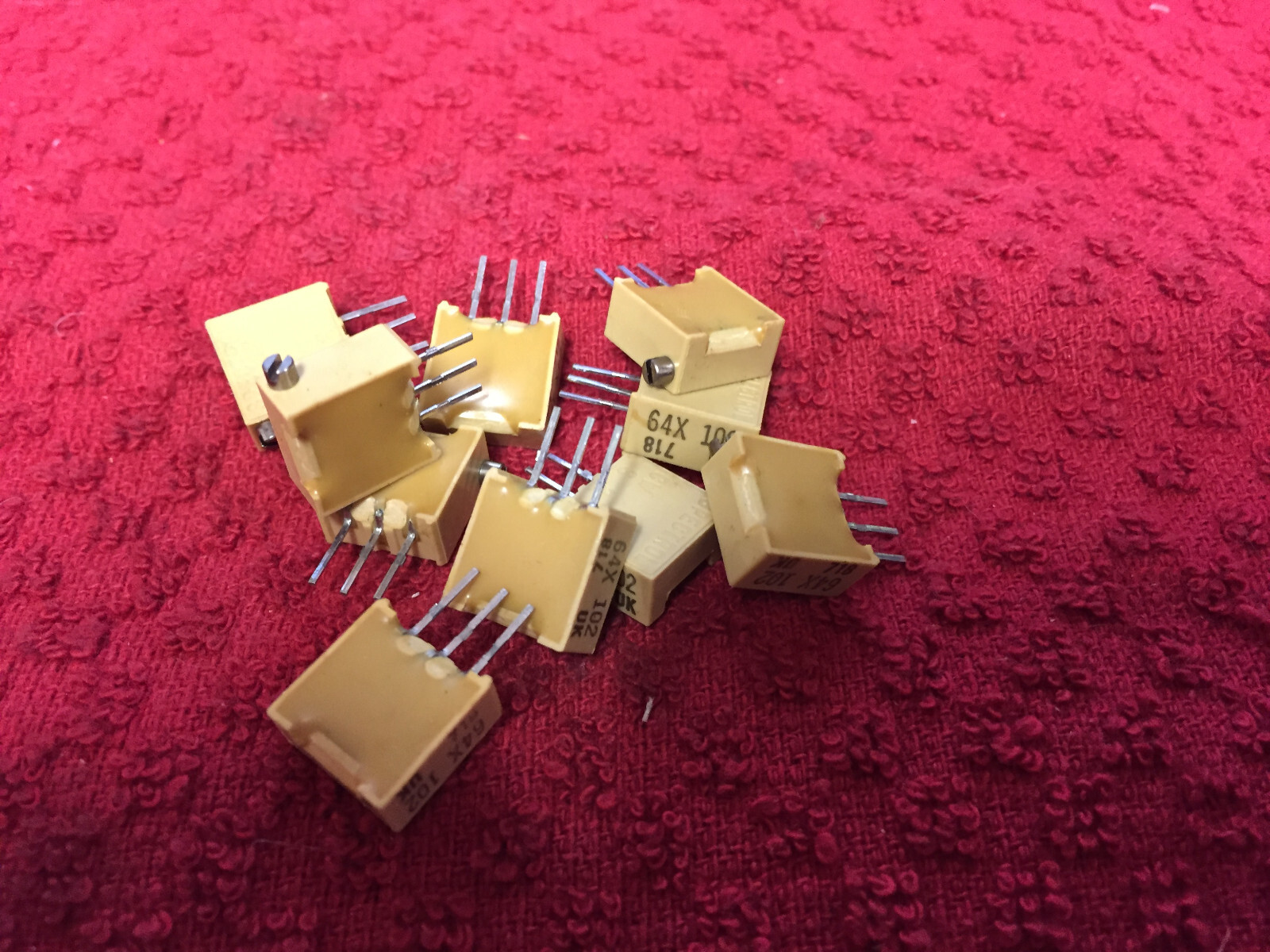 64x102 1K OHM SPECTROL TRIMPOT 3/8" Square Cermet Pot 25 Turn 1/2 Watt ...