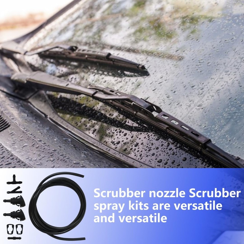 Premium Universal Car Windshield Wiper Washer Squirter Nozzle Spray Jet Kit F... | eBay